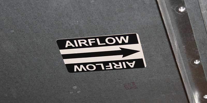 Air-Flow-Sticker | Alberta Furnace Cleaning